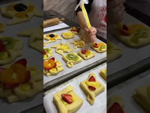 French Pastry Fruit Danish