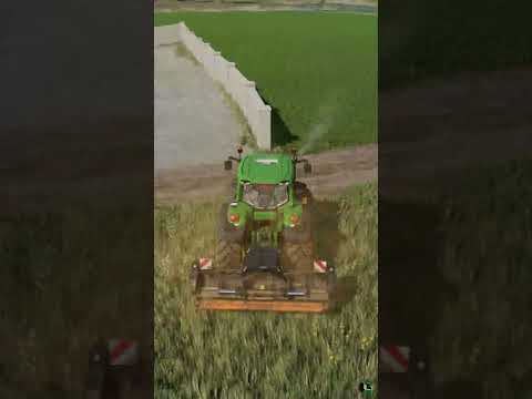 Mulching A Harvested Cotton Field