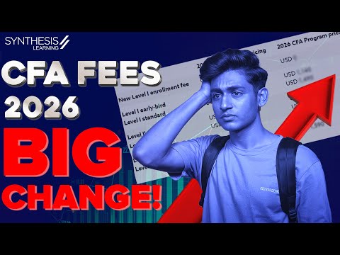 CFA Fees Update 2025 - 2026! Major Changes Revealed | Synthesis Learning #CFAUpdate #CFAFees2025