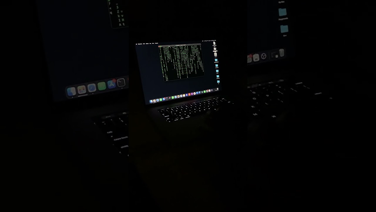 The Matrix theme command for Mac OS  and Linux 💻