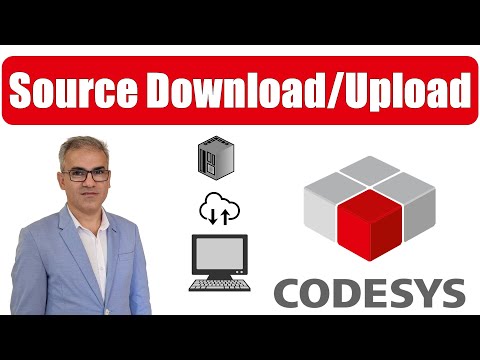 CODESYS: Source Upload and Download - Back up the project in the PLC #codesys #sourceupload #plc