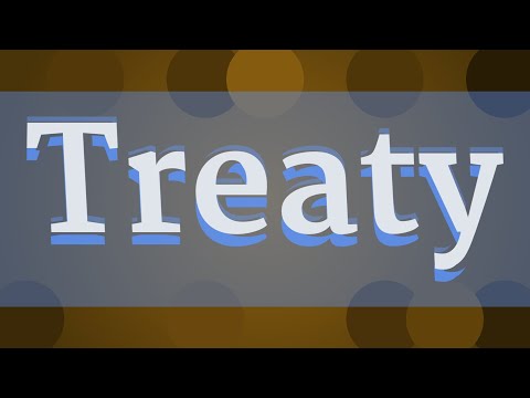 TREATY pronunciation • How to pronounce TREATY