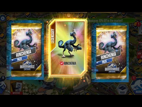 RINCHENIA PACK UNLOCK BATTLE II Jurassic World The Game II Dinosaurs Game
