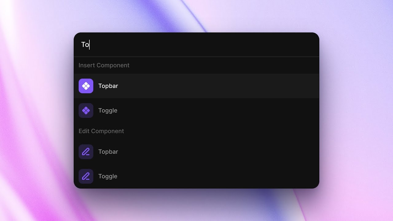 Framer Update: Quick Insert