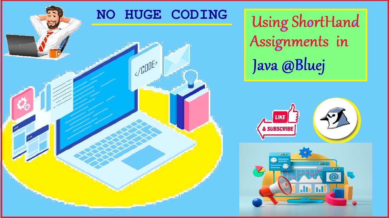 Using Shorthand Assignment Operators in Java | Bluej  Program for Java Beginners | Pacific Knowledge
