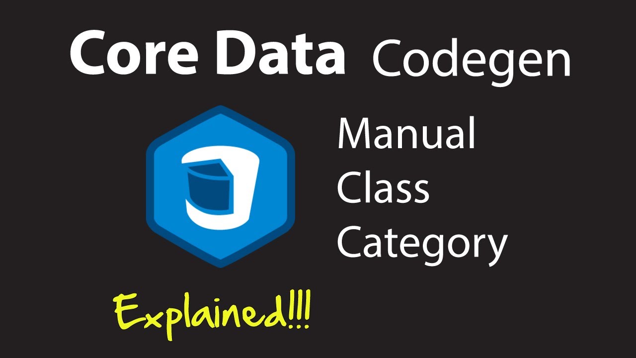 Core Data Codegen Explained