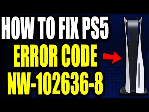 How To Fix PS5 Error Code NW-102636-8 "The connection to the PSN has timed out" PS5 Error Easy Fix!