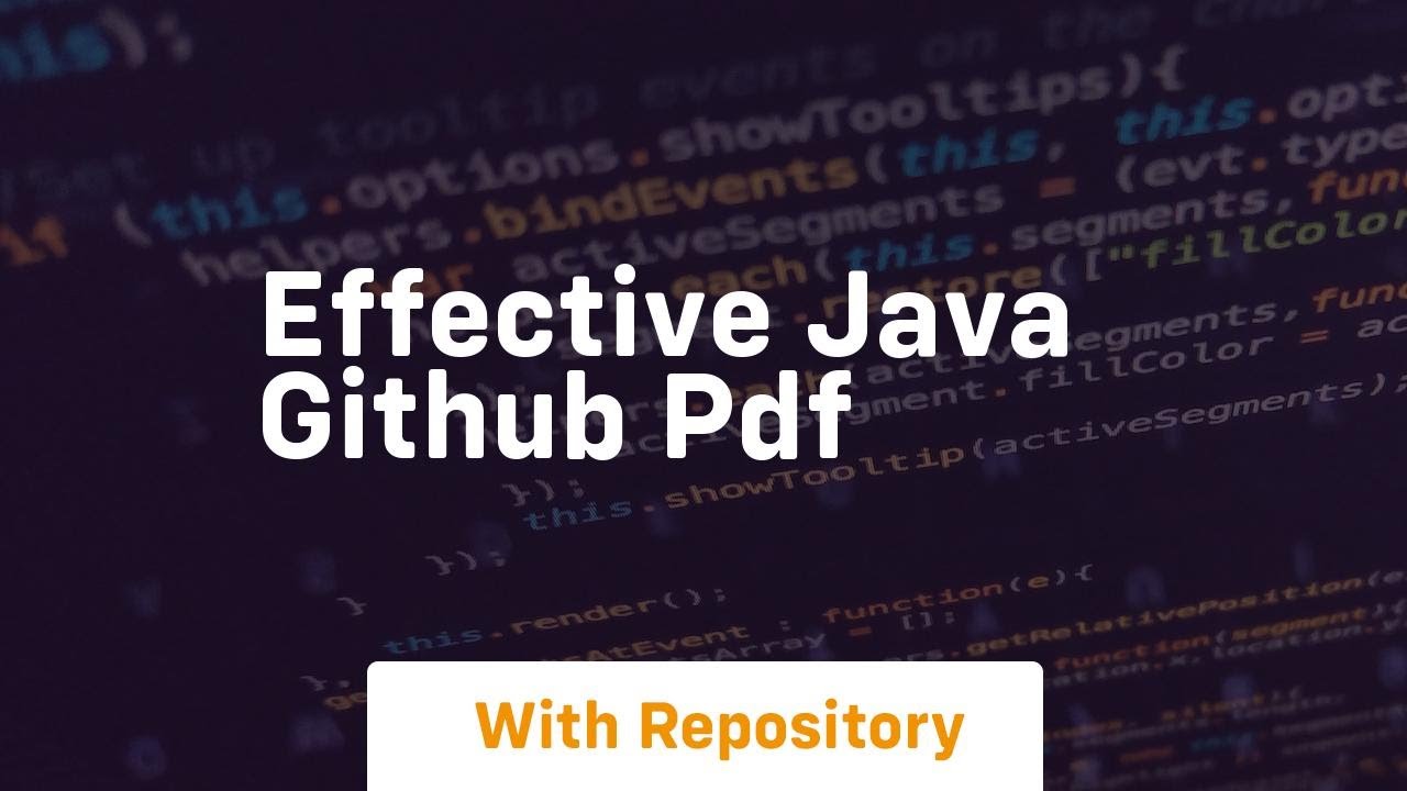 effective java github pdf