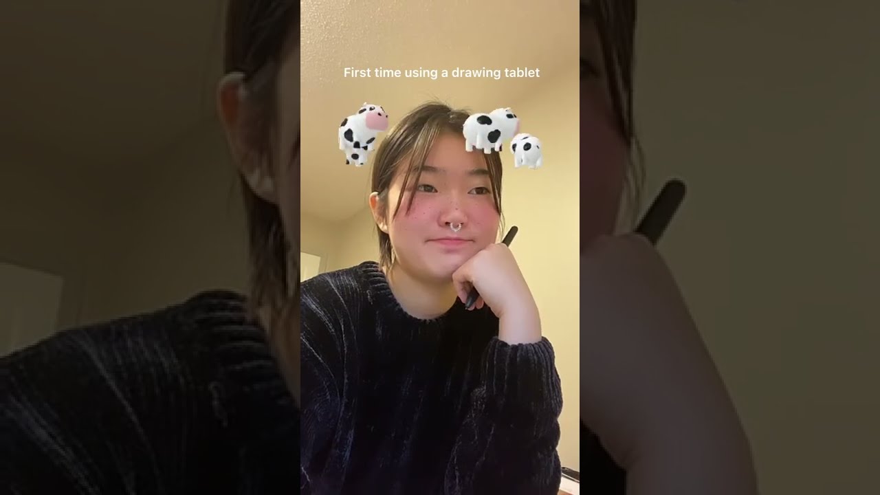 First time using a drawing tablet ✍️