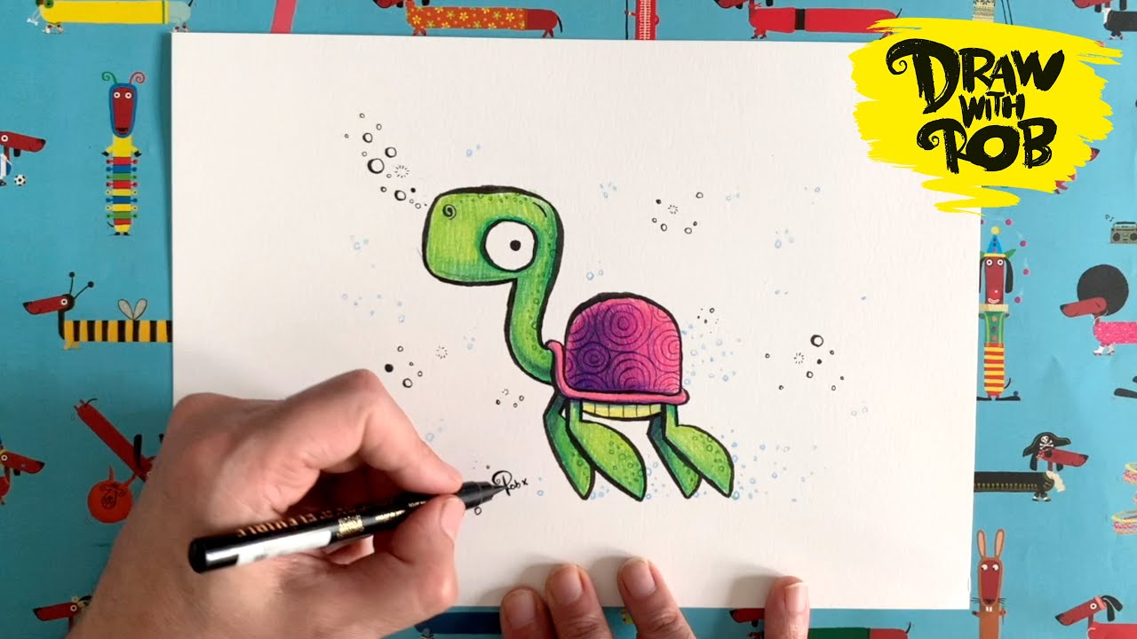 #DrawWithRob 29 Turtle