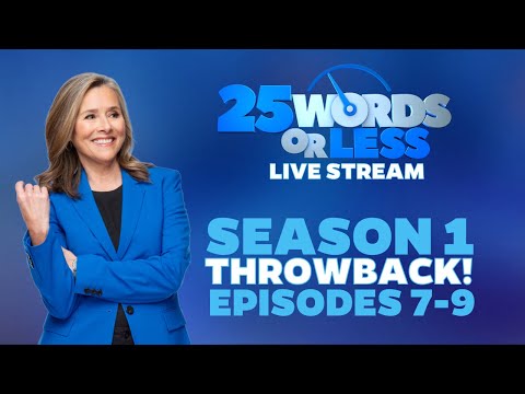 Throwback Thursdays... LIVE! OG Episodes 7, 8, 9: Season 1 LIVE Stream | 25 Words or Less Game Show