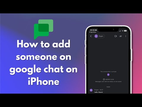 How to add someone on google chat on iPhone 2025