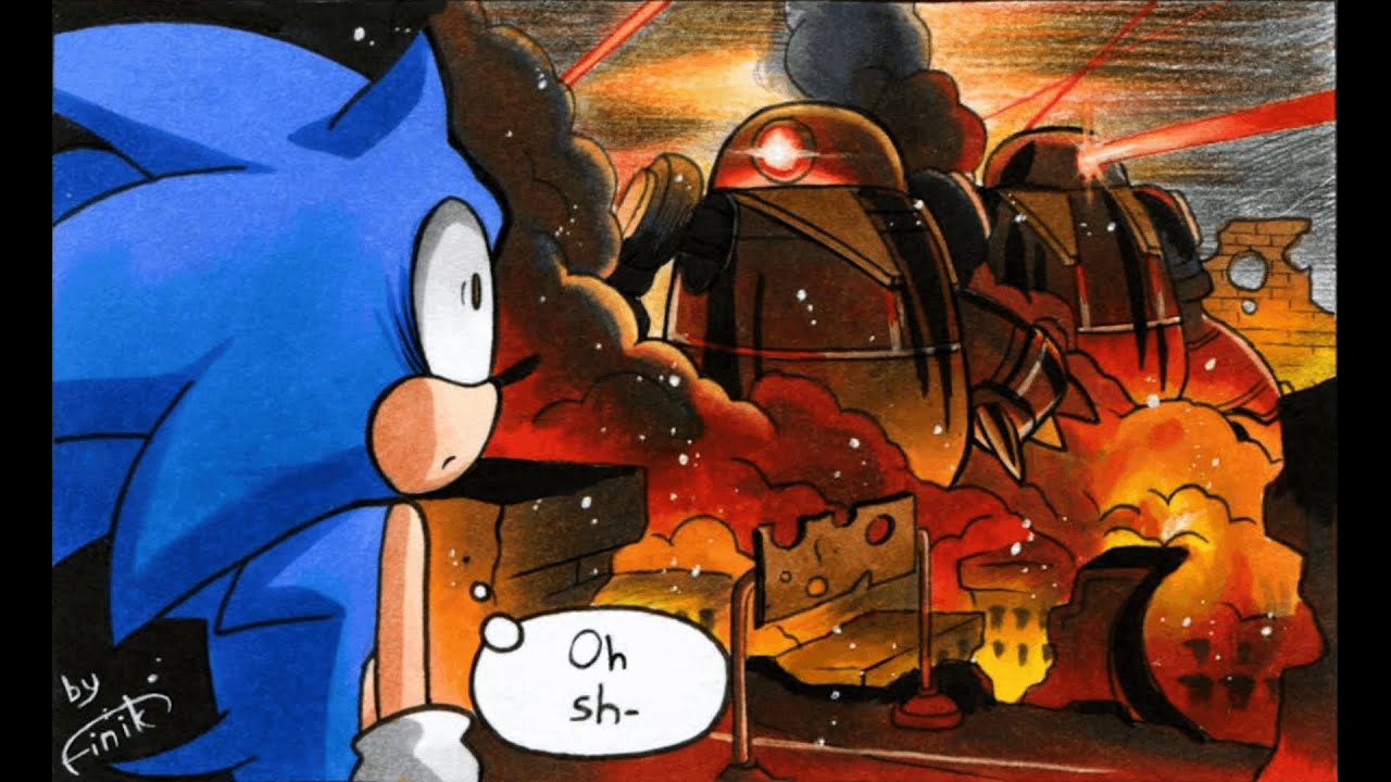 Where was Sonic before the ''Forces''?  (Comic Dub)