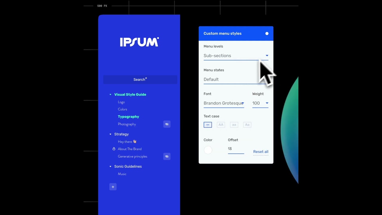 What's New — Custom Sidebar Menu Styles