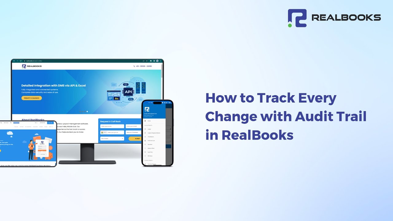 The Ultimate Guide to Using Audit Trail in RealBooks | Online Accounting Software
