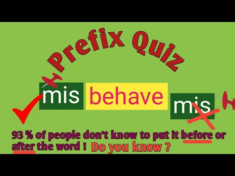 Prefix Quiz | English Vocabulary Test | English Prefixes | @AceEnglishChallenges