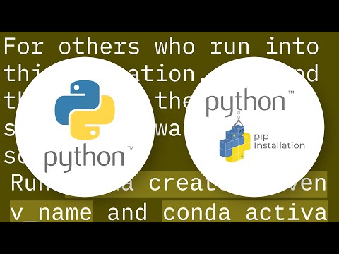 Using Pip to install packages to Anaconda Environment