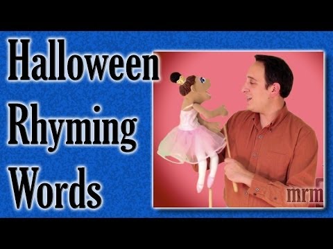 Halloween Rhyming Words | literacy video for children