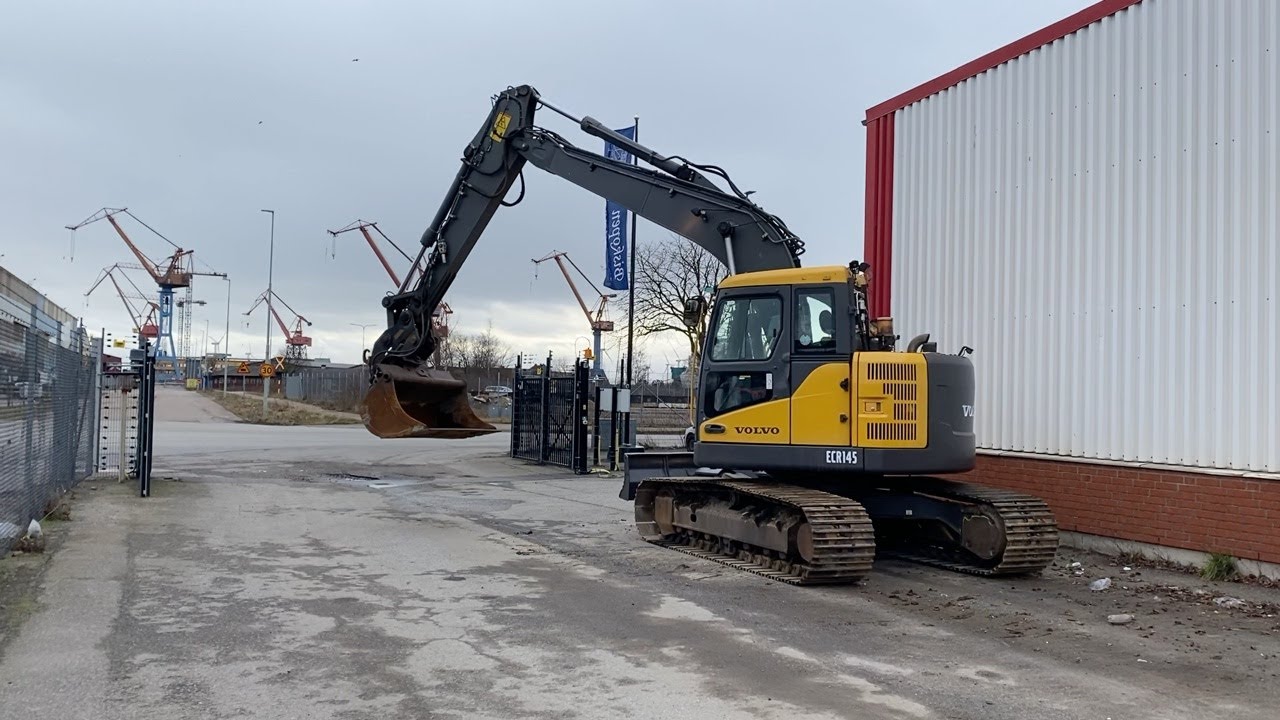 Bandgrävare Volvo ECR145CL, Landskrona, Klaravik auktioner