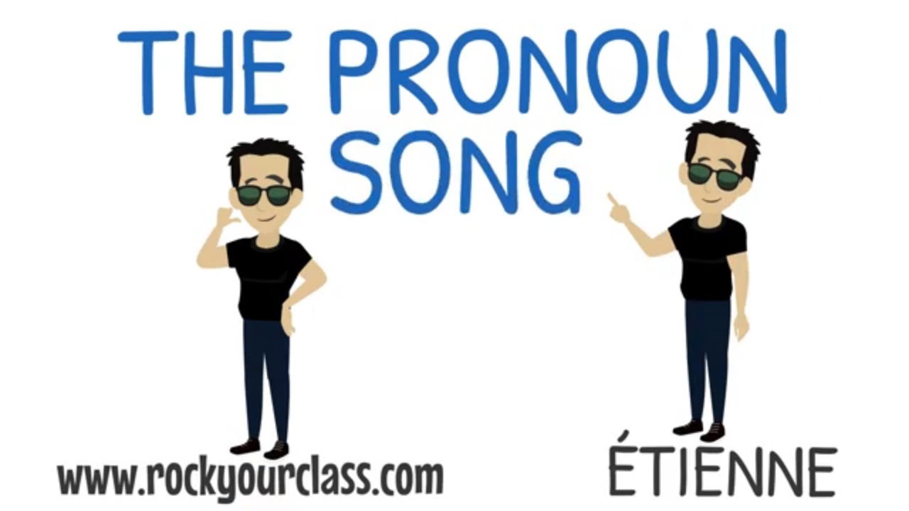 THE PRONOUN SONG - Rock Your English Class - ÉTIENNE #rockyourclass #etienne #educorock