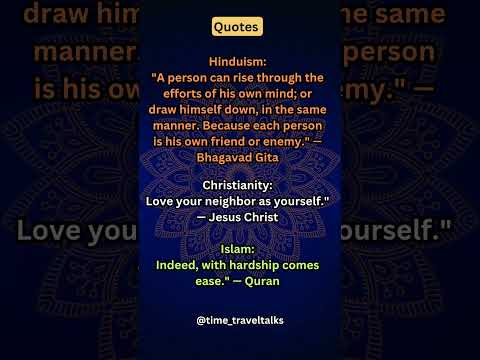 Bhagavad Gita, Bible & Quran Teachings