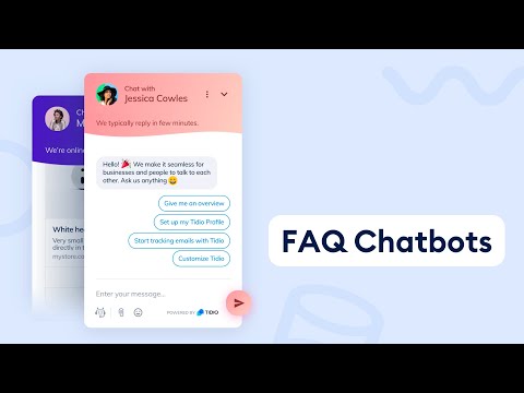 How to Build an FAQ Chatbot for Your E-Commerce Store I Tidio
