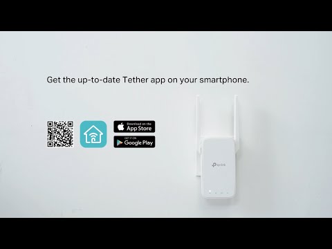 How to Set up TP-Link Range Extender RE215 via Tether App