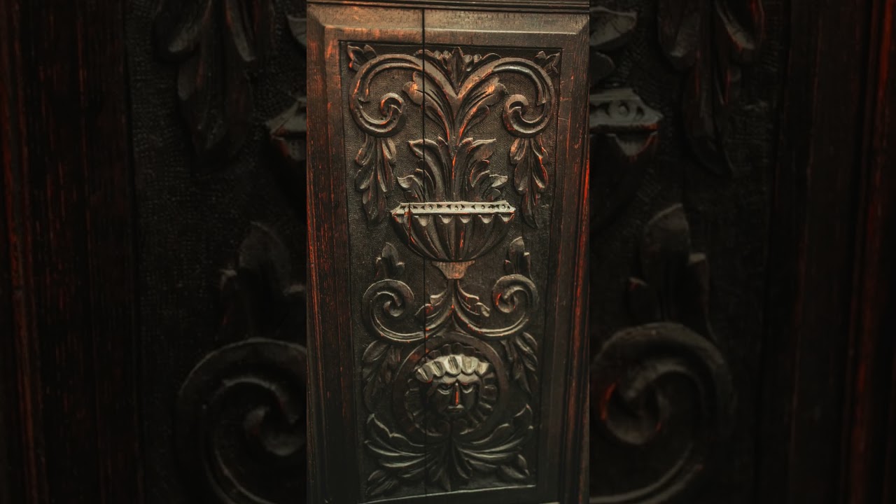 Jacobean-style Oak Sideboard