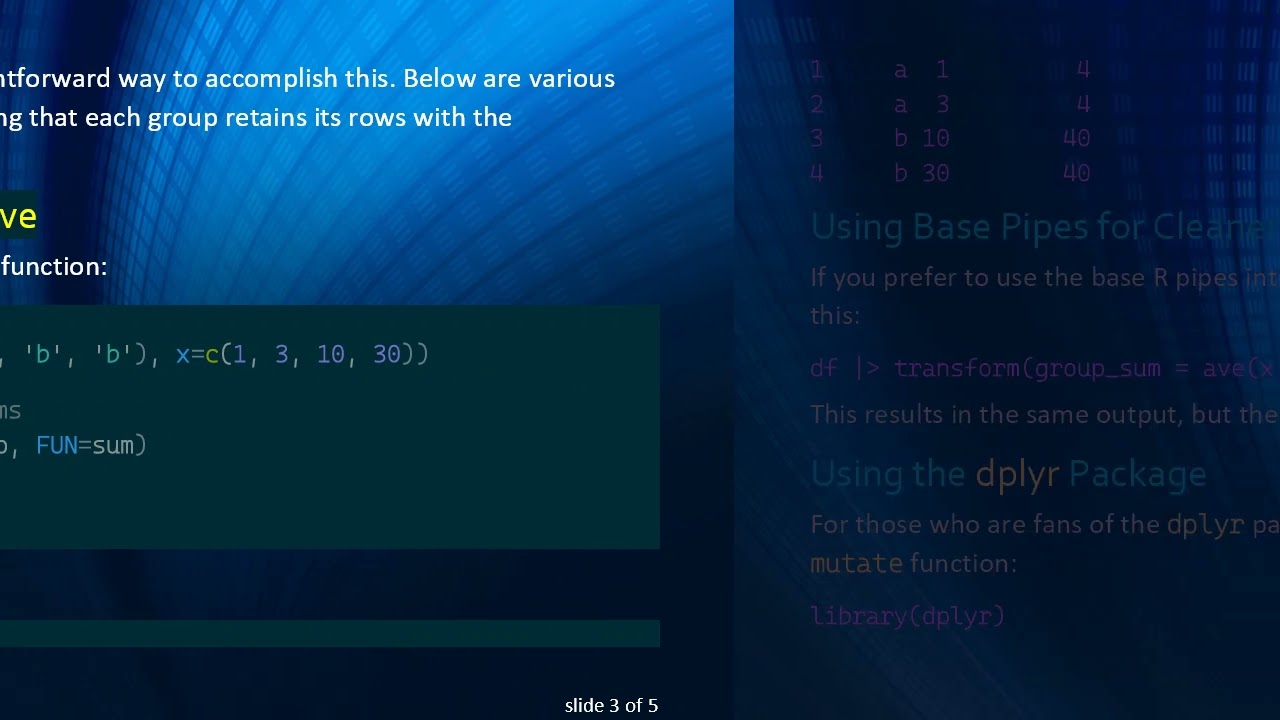 Implementing SQL Analytic Functions in R