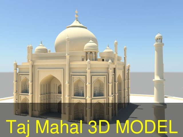 Taj Mahal 3D Model - FlatPyramid