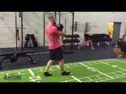 Double Kettlebell Front Rack Walk | myworkouts.io