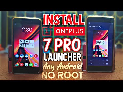 Install OnePlus 7 Pro Launcher APK For Any Android - No Root | Hindi Tech Video