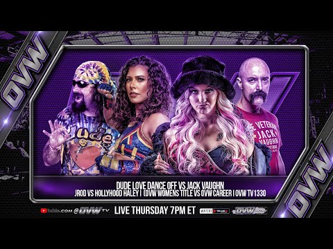 Dude Love vs Jack Vaughn I JRod vs Hollyhood Haley J (OVW Womens title vs OVW Career I OVW TV 330