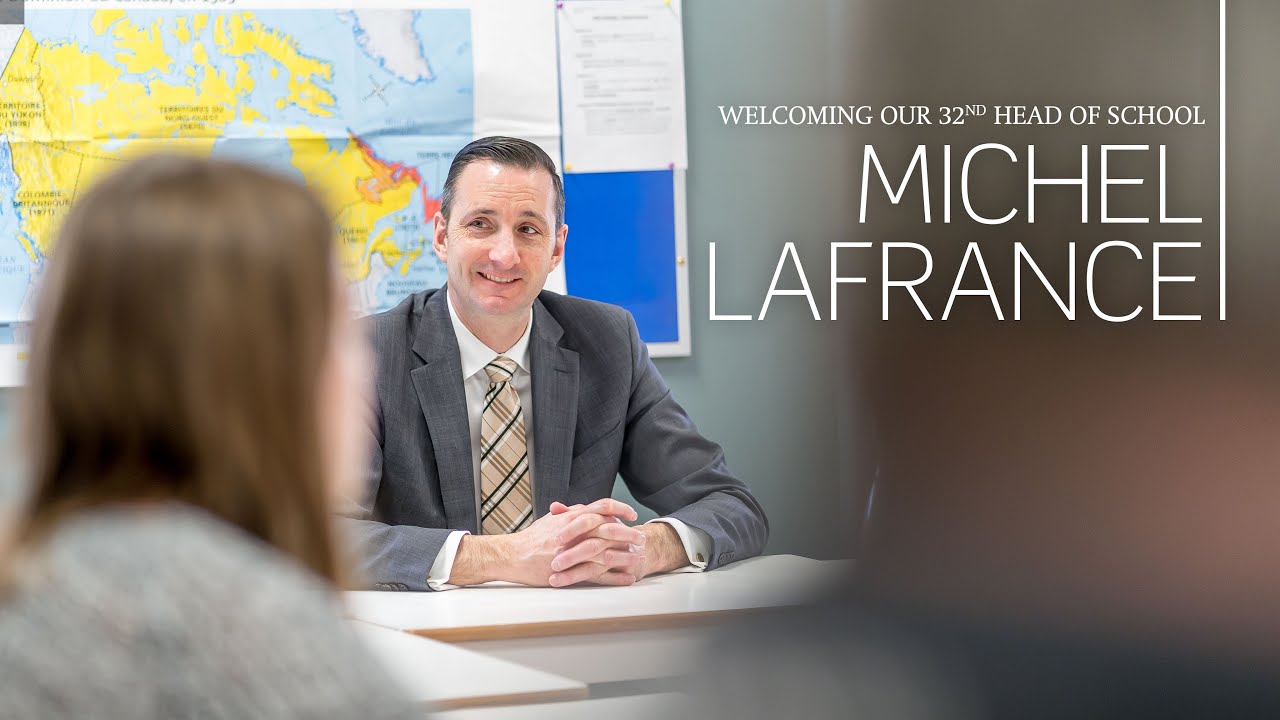 Meet our Incoming Head of School Michel Lafrance!