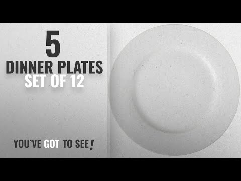 Best Dinner Plates Set Of 12 [2018]: AmazonBasics 6-Piece Dinner Plate Set