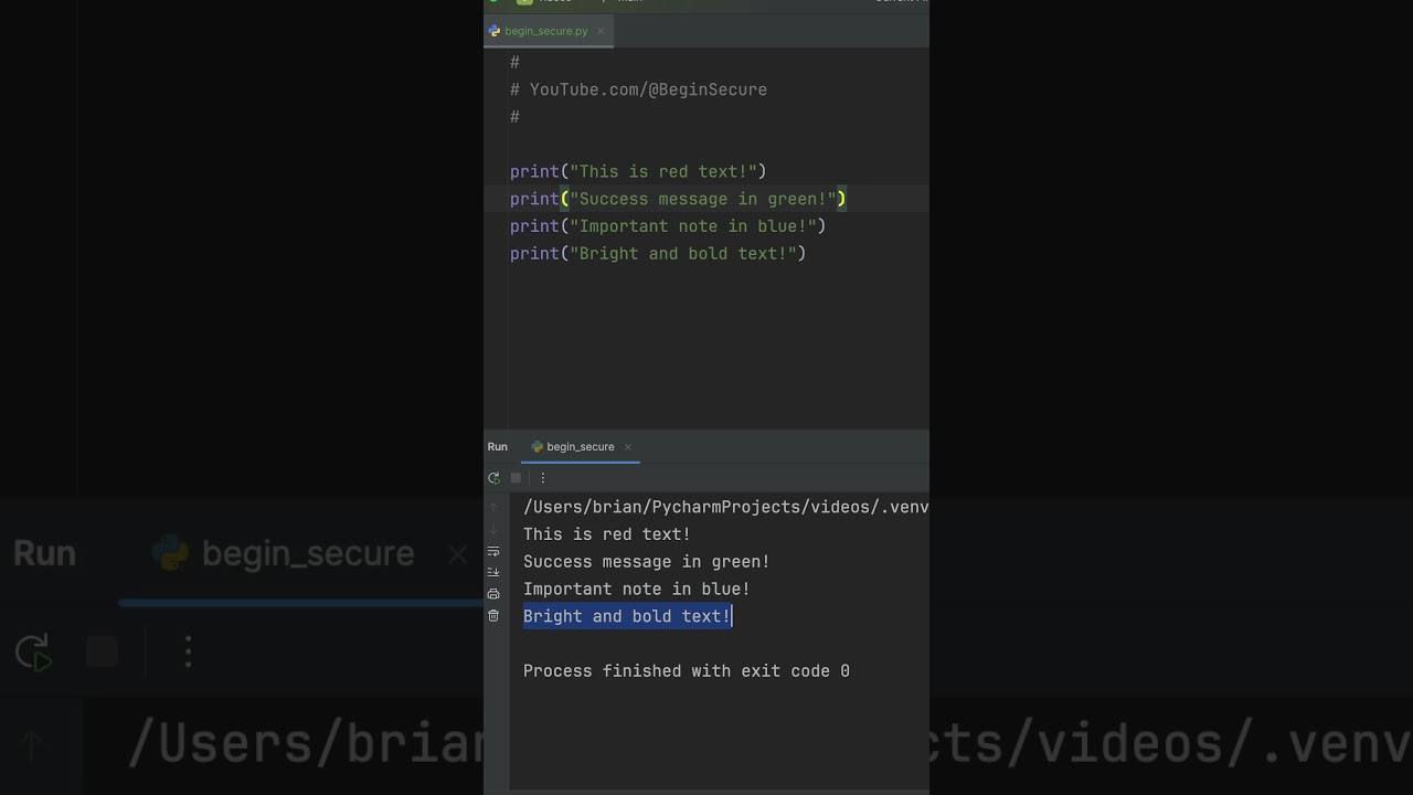 Make Your Python Code POP With Amazing Colors in 2 Minutes