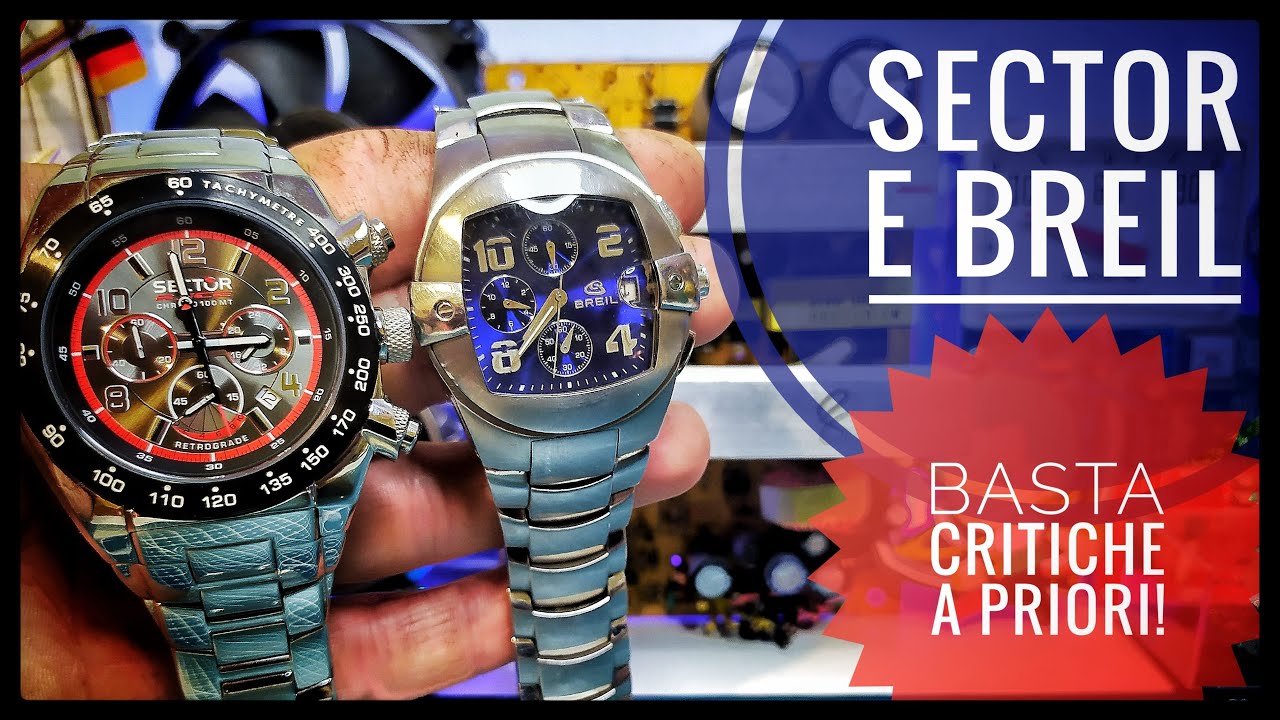 Review: Two Interesting Chronos. Sector Race and Breil Chronograph. Enough Free Criticism!