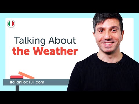 Learn How to Talk About the Weather in Italian