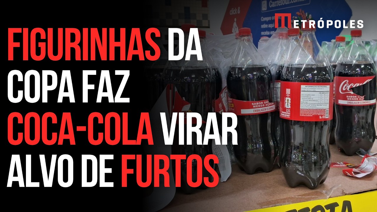 Febre das figurinhas da Copa faz Coca-Cola virar alvo de furtos