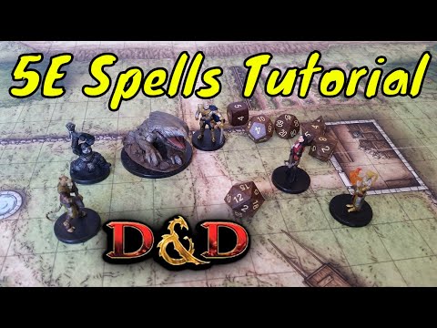 Dungeons & Dragons 5E Spells Tutorial (Time Stamps)