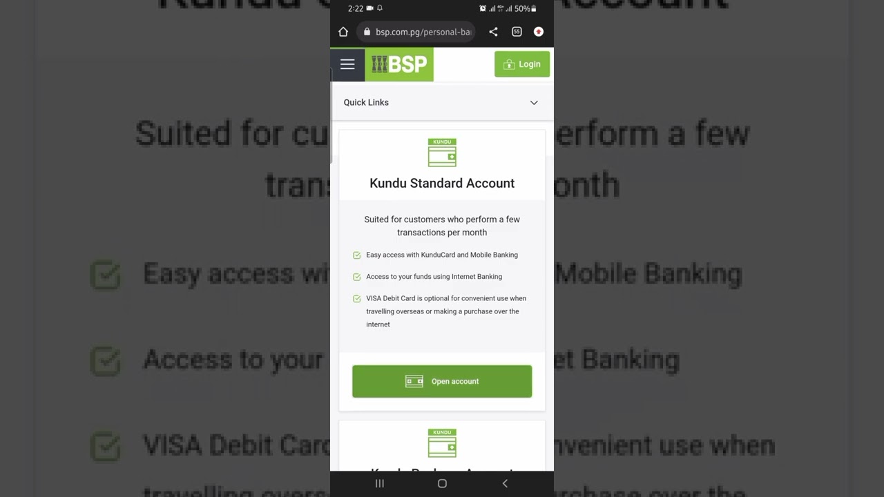 How to get a BSP Account application Form on their website.