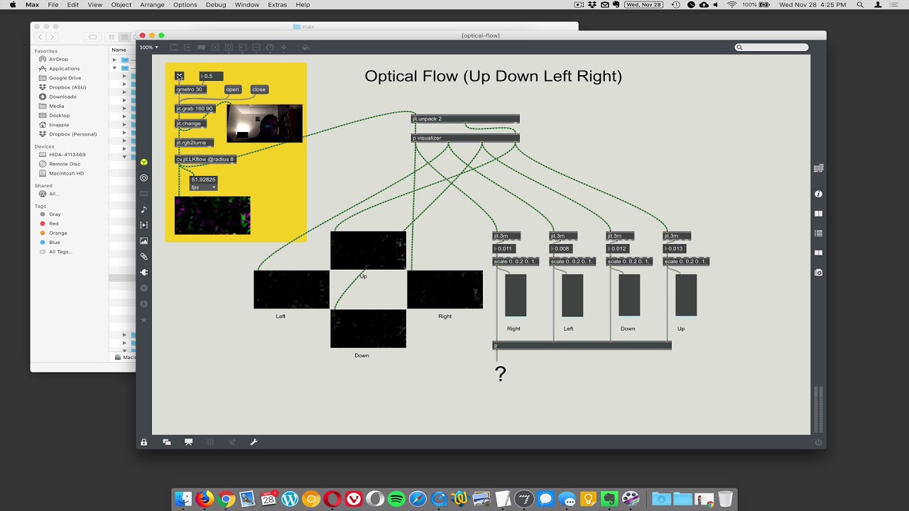 Max/MSP - Optical-flow