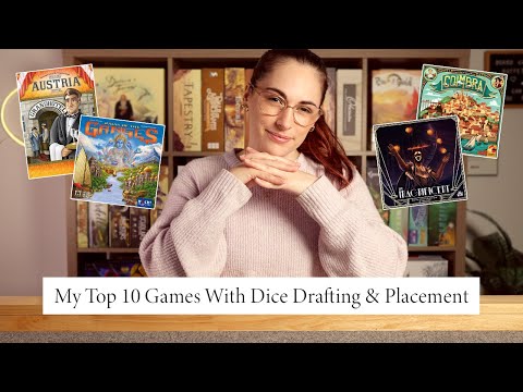 My Top 10 Board Games With Dice Drafting & Placement!