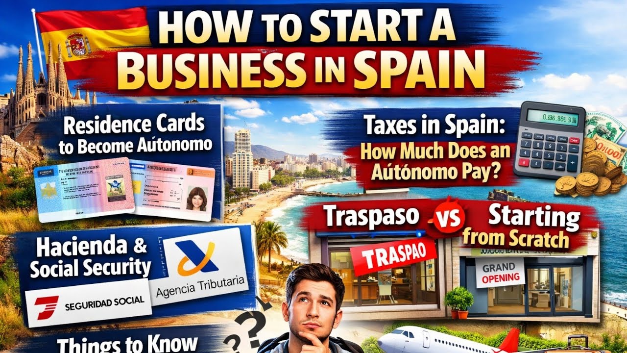 Business in Spain 🇪🇦: Complete Beginner Guide, Which Residence Status You Need ??