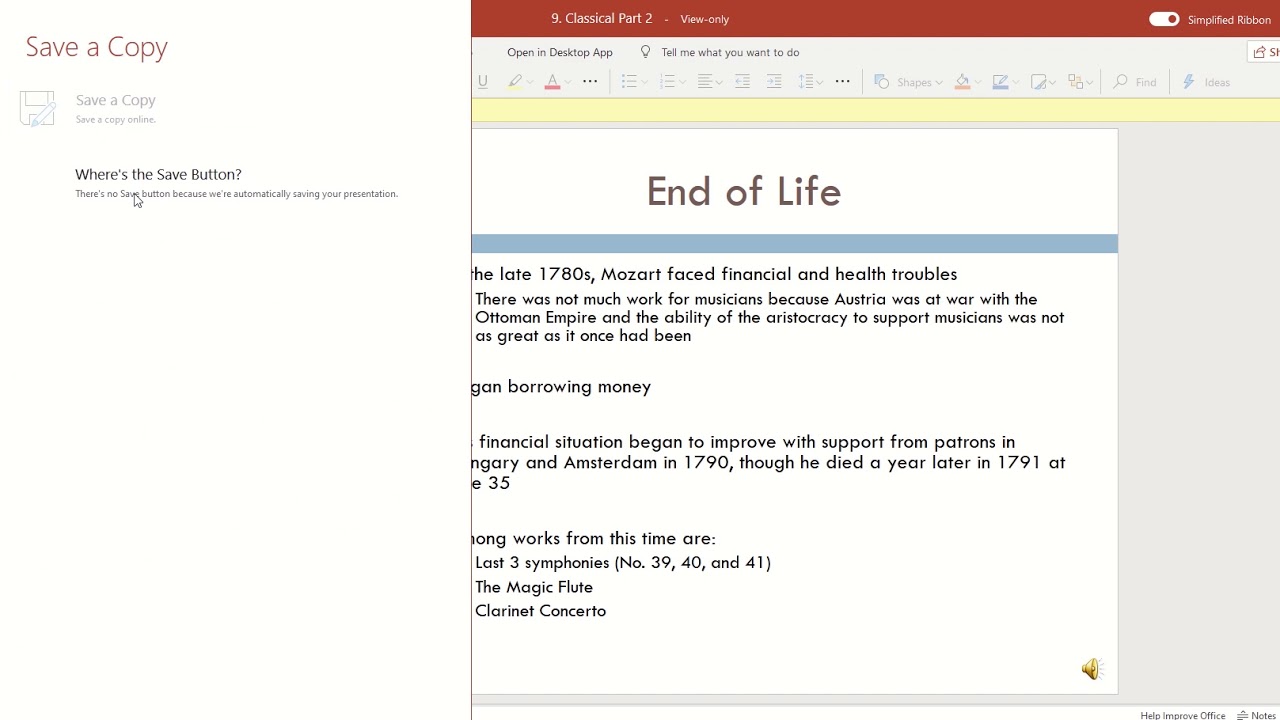 MUS 101 PowerPoint Demonstration (How Listen to Audio Lectures)