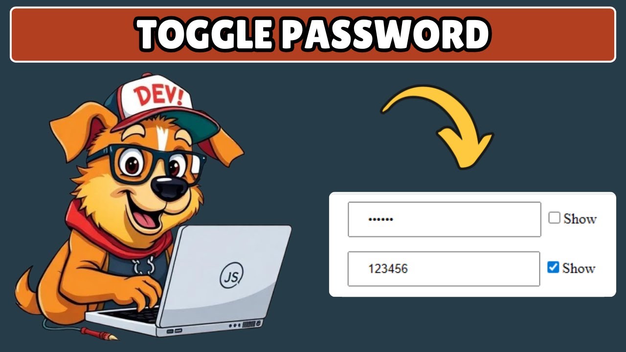 How to Toggle Password Visibility Using Javascript