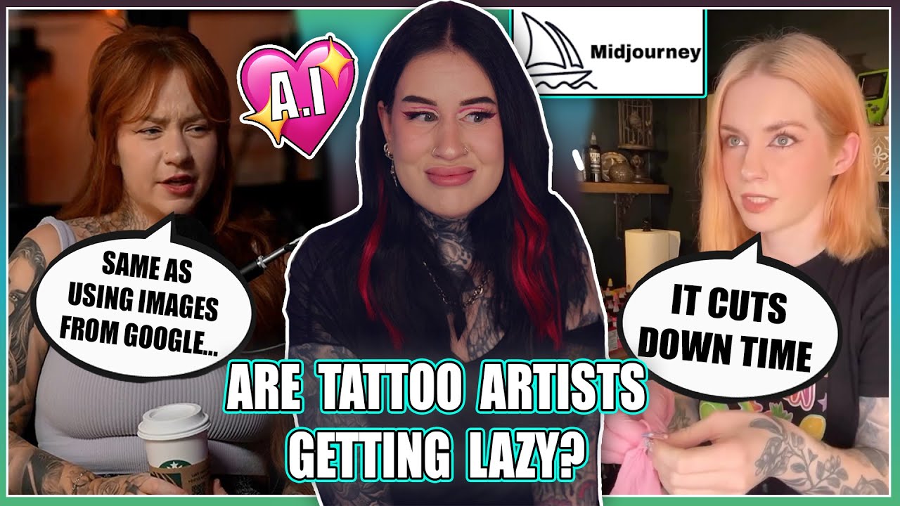 Tattoo Artists DEFEND Using A.I For Tattoo Designs...