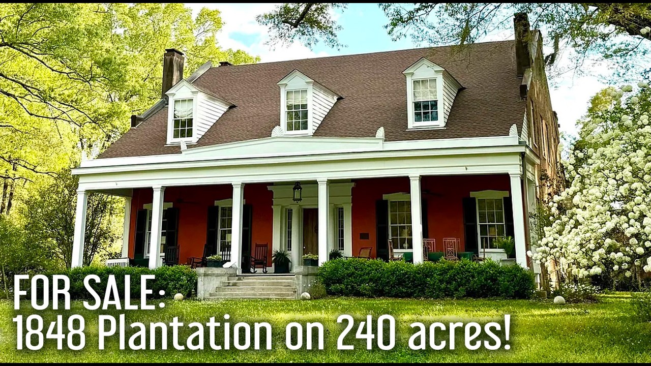 FOR SALE: 1848 Plantation on 240 acres!