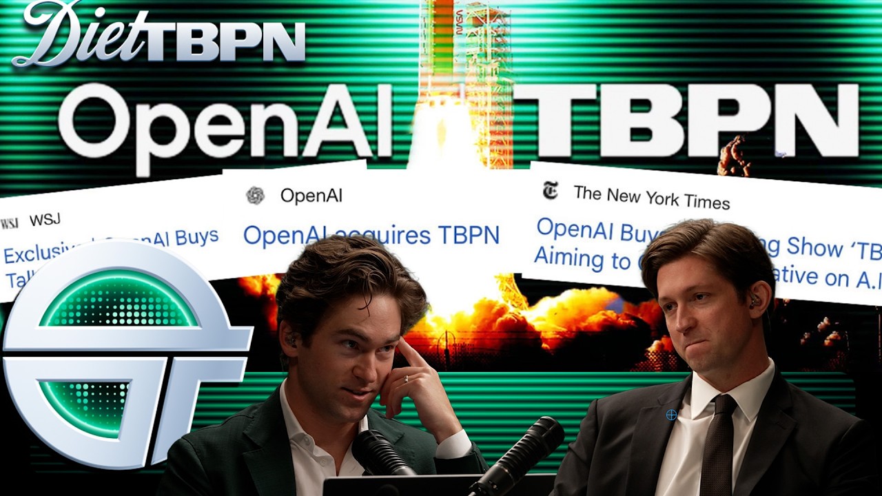 Open AI Acquires TBPN, Artemis II, The AI-Built $1.8B Company | Diet TBPN