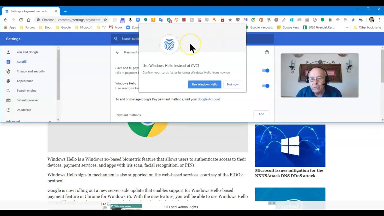 Making Payments Easier in Google Chrome